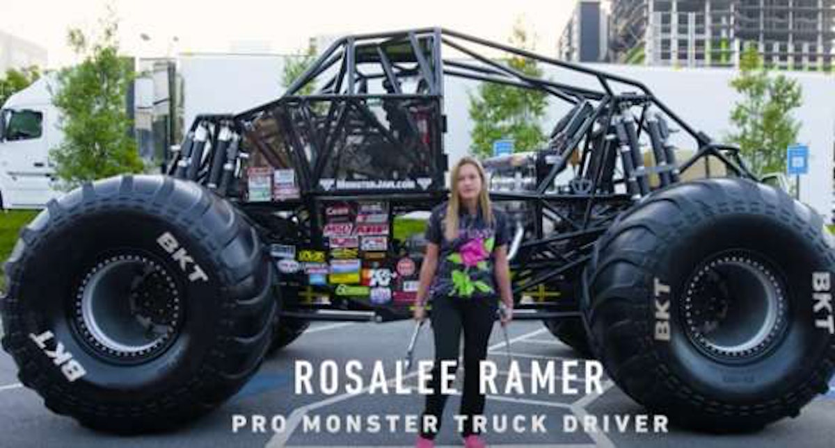 Young monster truck driver builds her own trucks | Truckers News