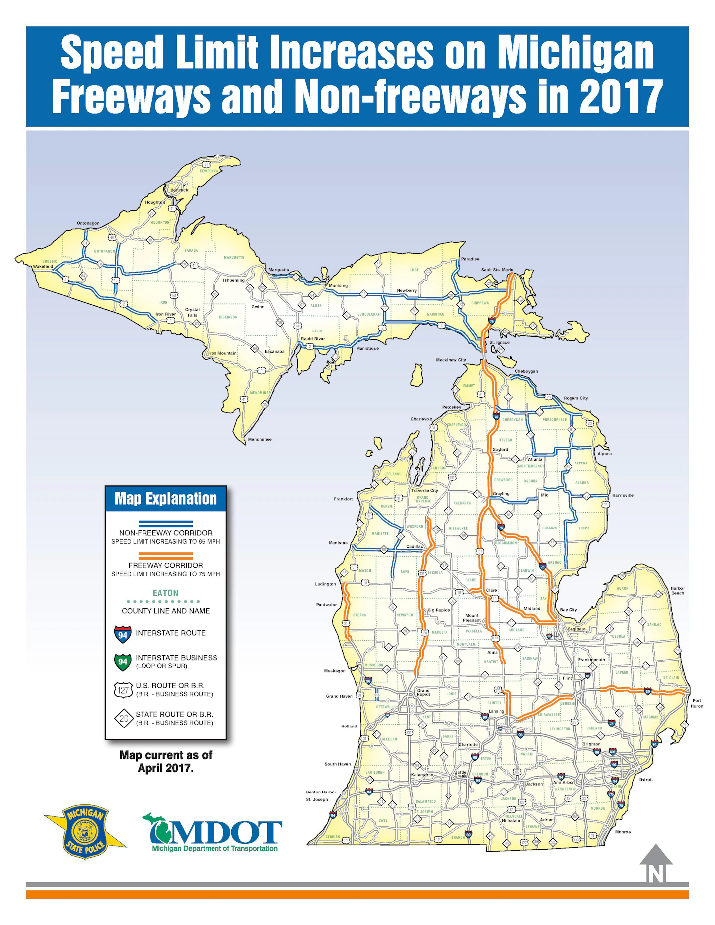 Speed limit changes on some Michigan highways coming May 1 | Truckers News