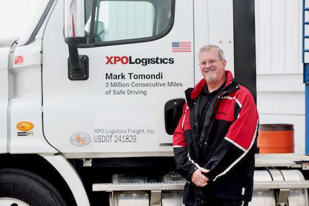 XPO driver achieves 3-million accident-free miles | Truckers News