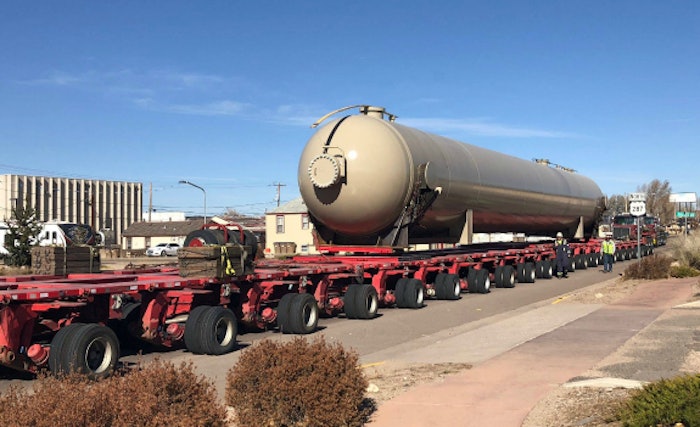 331-foot-long super load headed to Colorado | Truckers News
