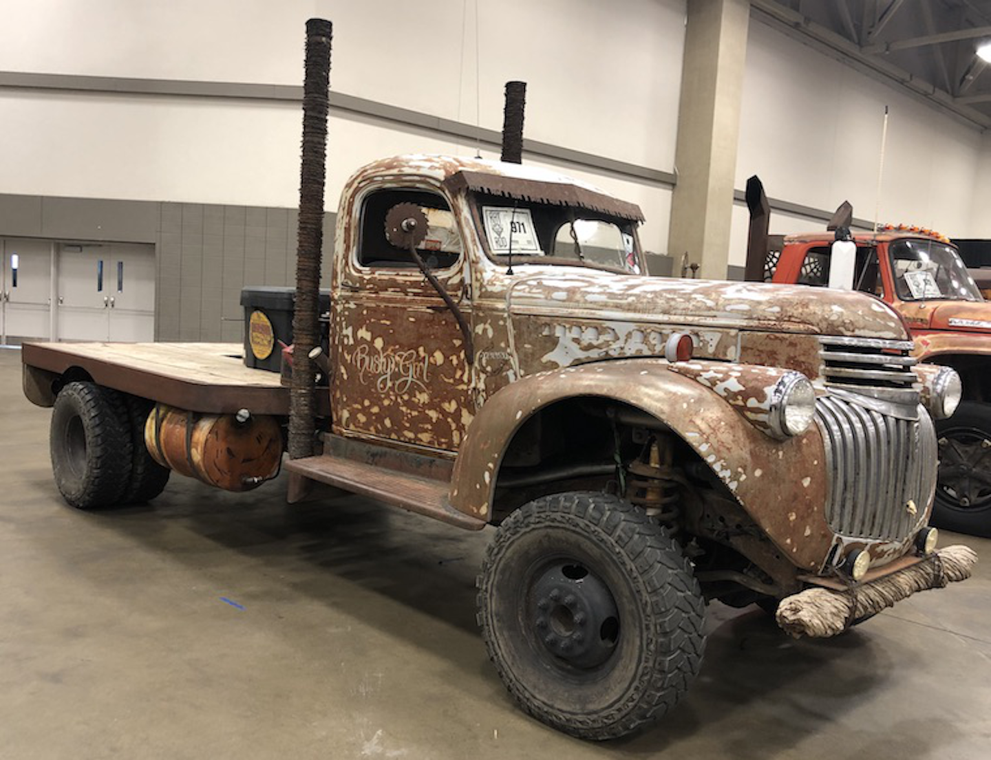 Rusted out rat rods on display at GATS | Truckers News