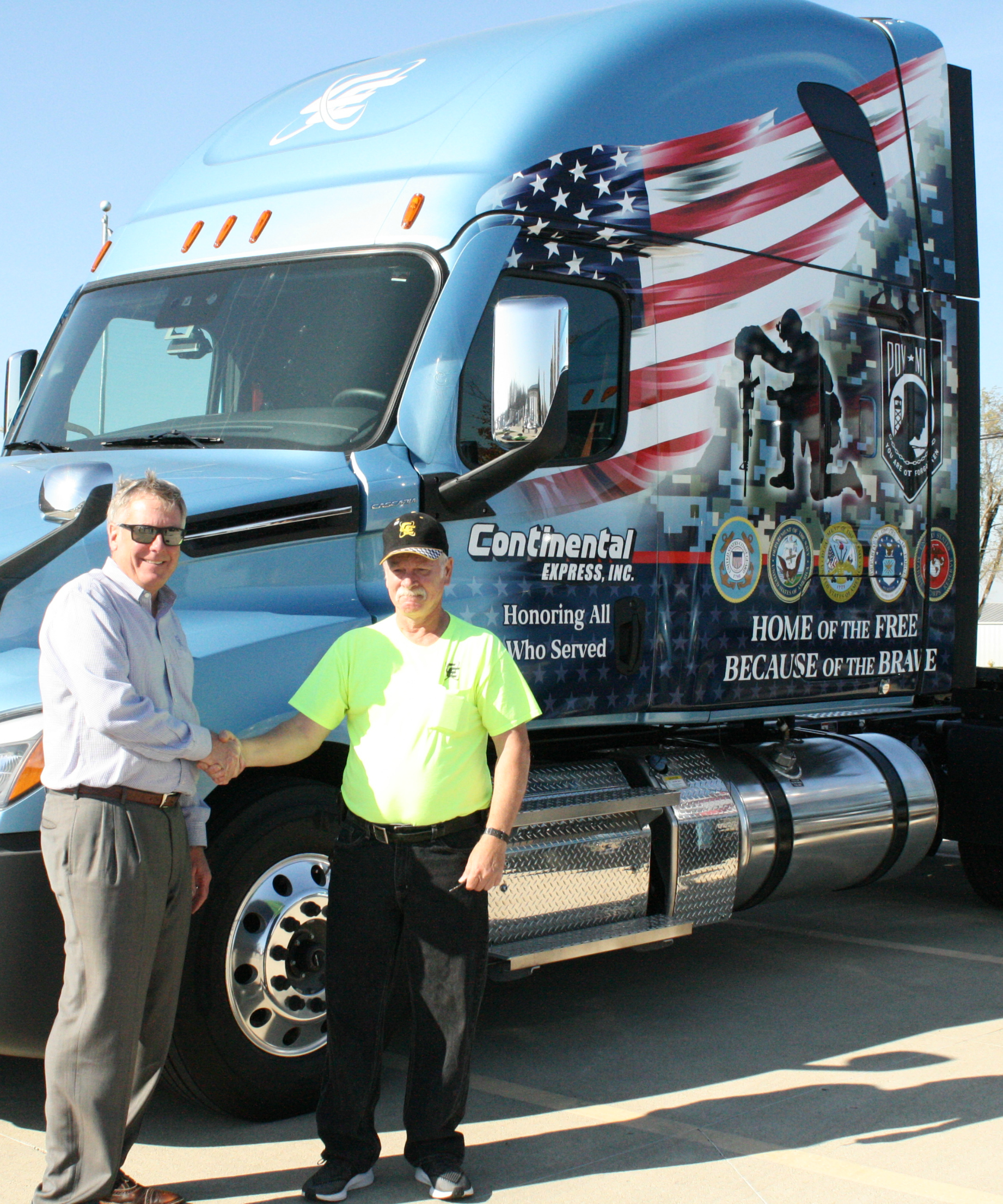 Continental adds truck to its ‘Fleet of Heroes’ | Truckers News