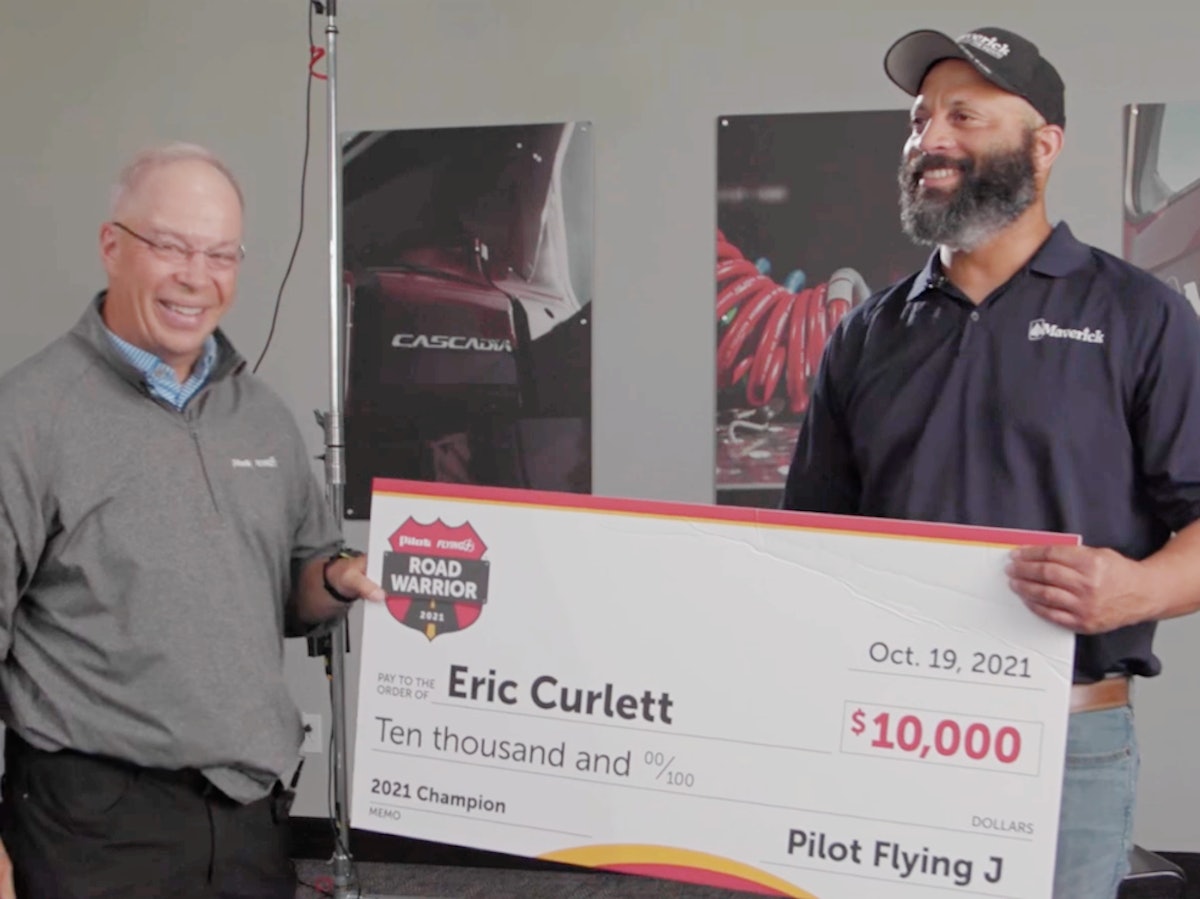 Maverick driver named Pilot Flying J's 2021 Road Warrior | Truckers News