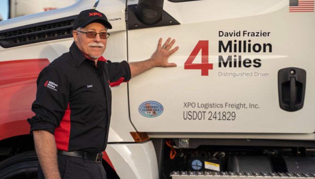 XPO celebrates driver who just logged 4 millionth mile; began driving ...