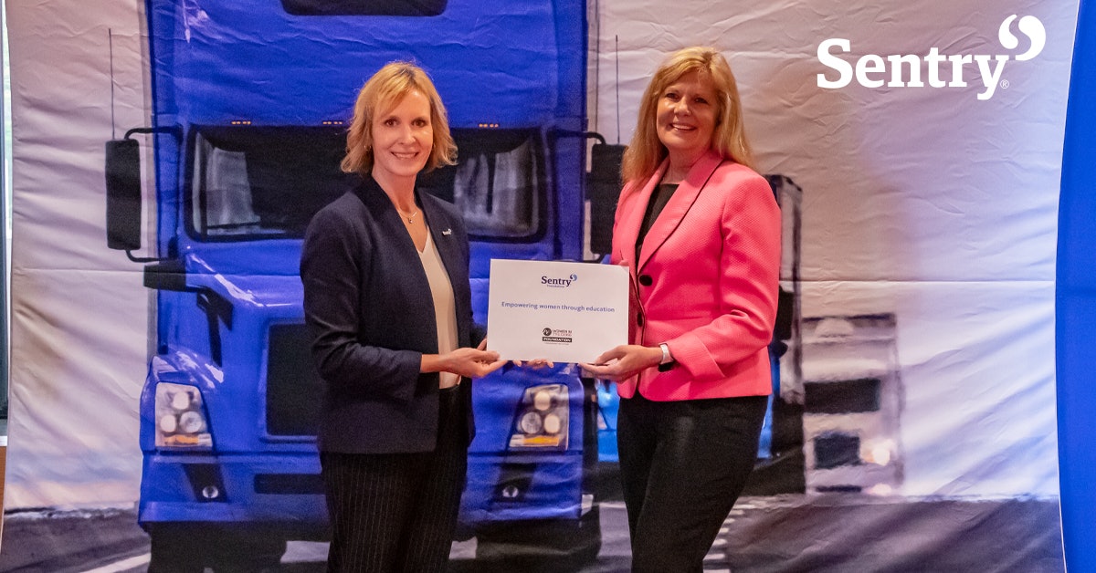 Sentry Insurance donates $5,000 to Women in Trucking | Truckers News