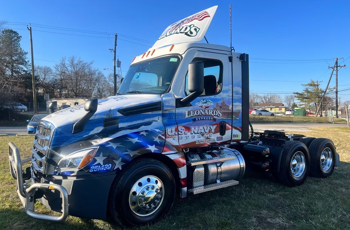 Briefly: Leonard's Express adds 5 military-themed trucks to its fleet ...