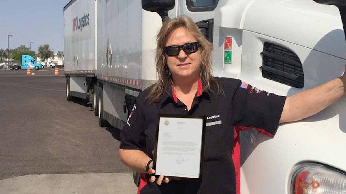 Longtime XPO driver Ina Daly wins professional excellence award ...