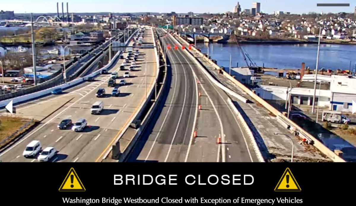 Work continues to get westbound traffic flowing over I-195 bridge in RI ...
