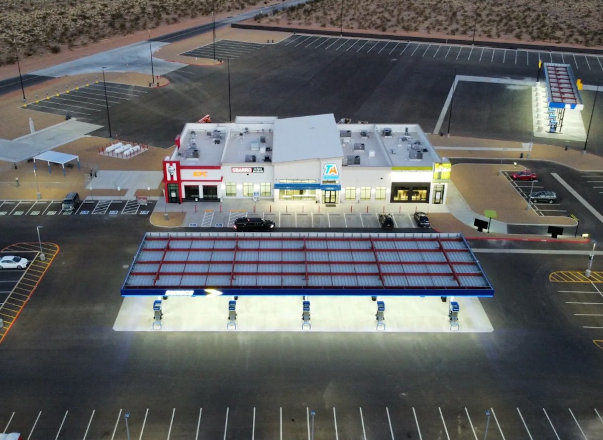 New TA Express in Littlefield, Arizona includes 210 truck parking ...
