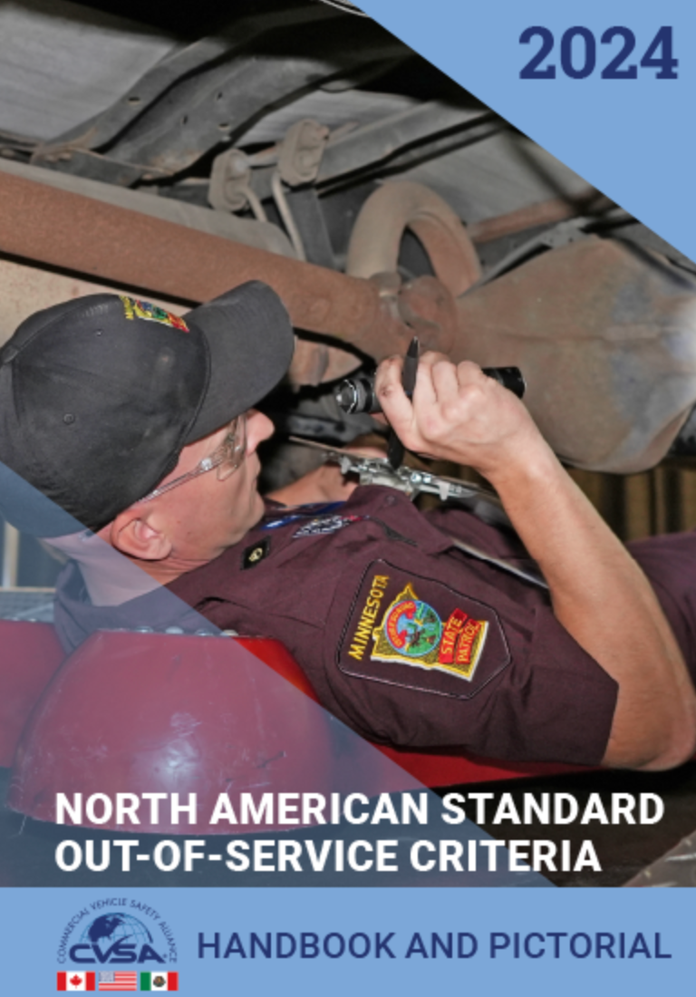 CVSA's out of service handbook now available; changes effective April 1 ...