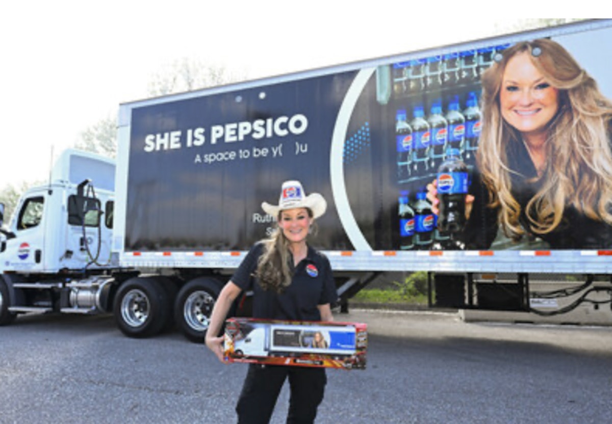 Woman truck driver featured in 'She Is PepsiCo' promotional campaign ...