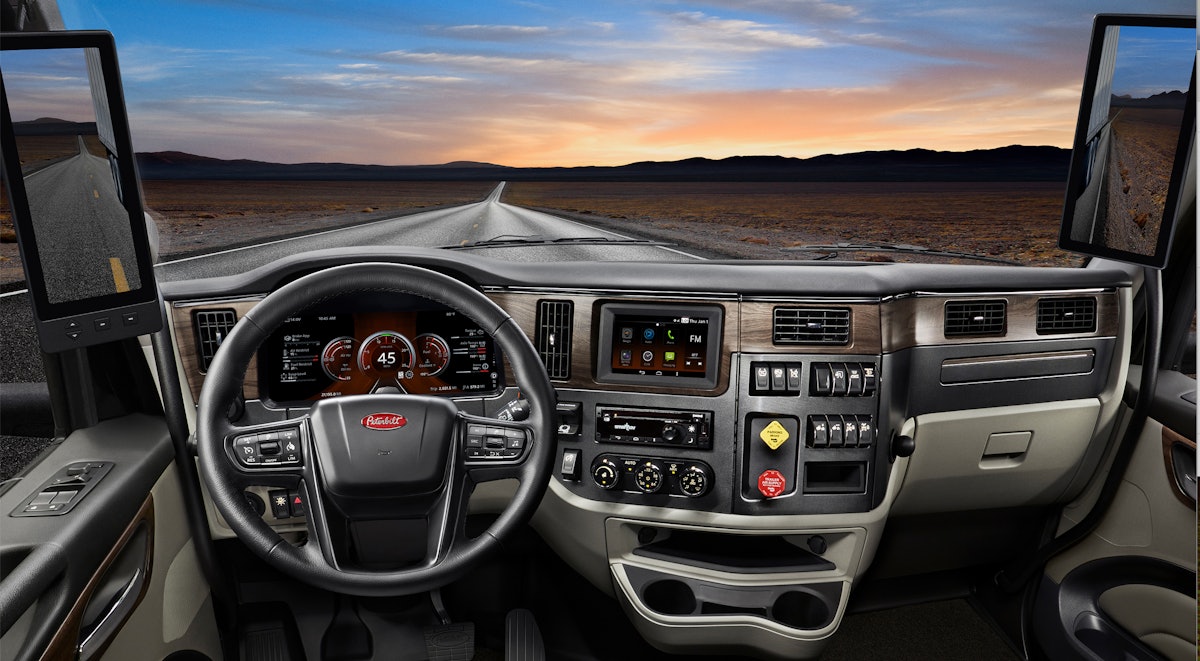 Peterbilt says new camera system maximizes driver visibility, safety ...