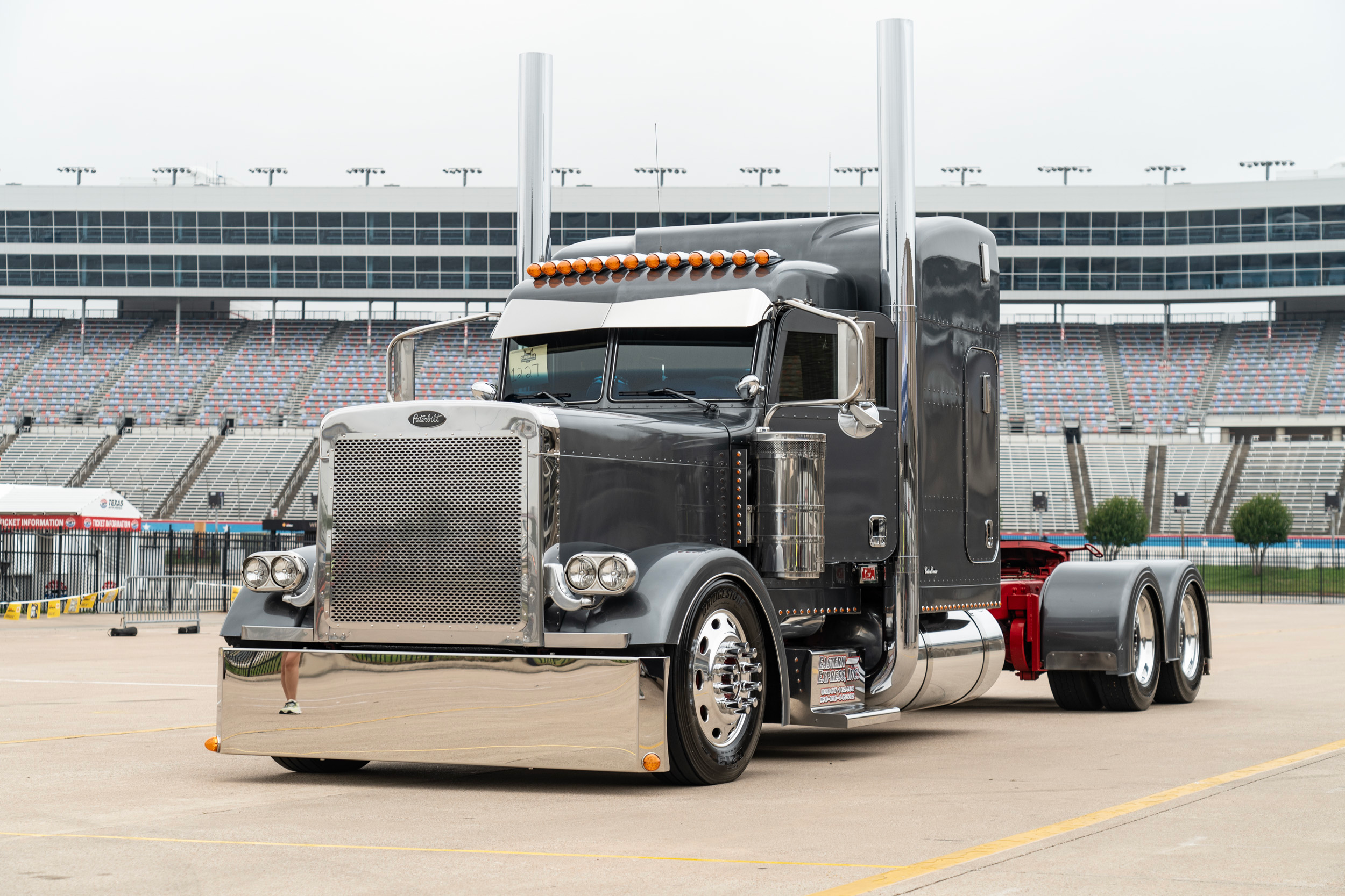Here are some of the trucks at Shell Rotella SuperRigs show in Texas ...