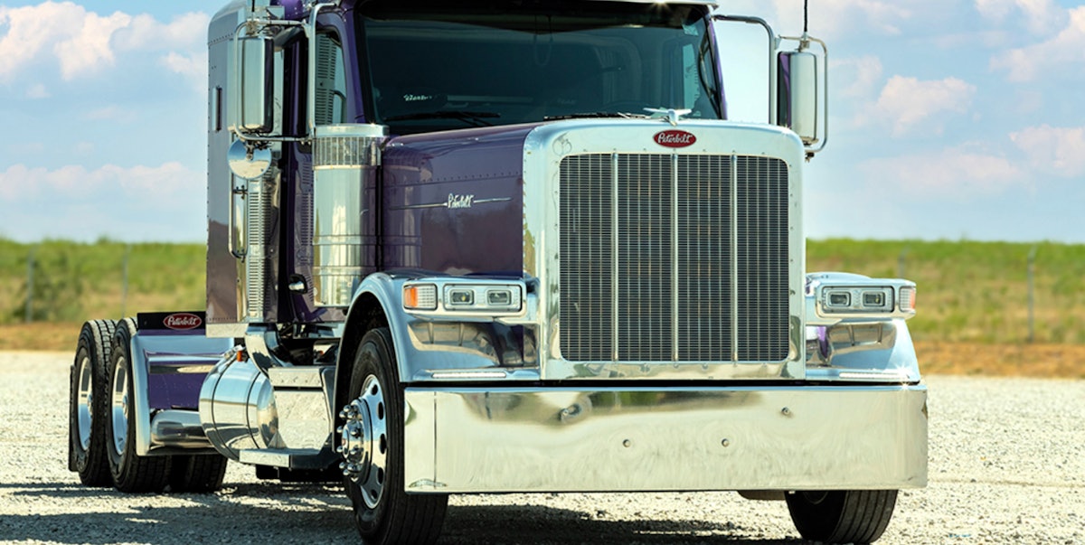 Briefly: Peterbilt makes new LED pod headlights available for Model 589 ...