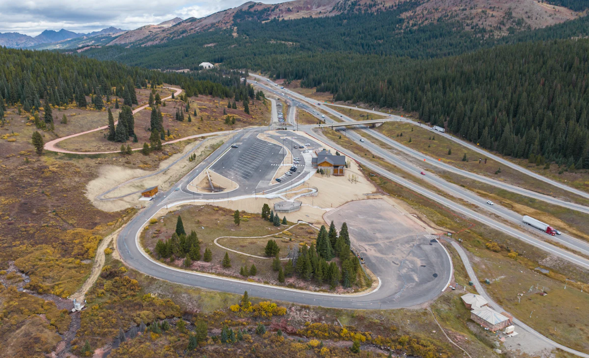 I-70's Vail Pass Rest Area in Colorado reopens with more truck parking ...
