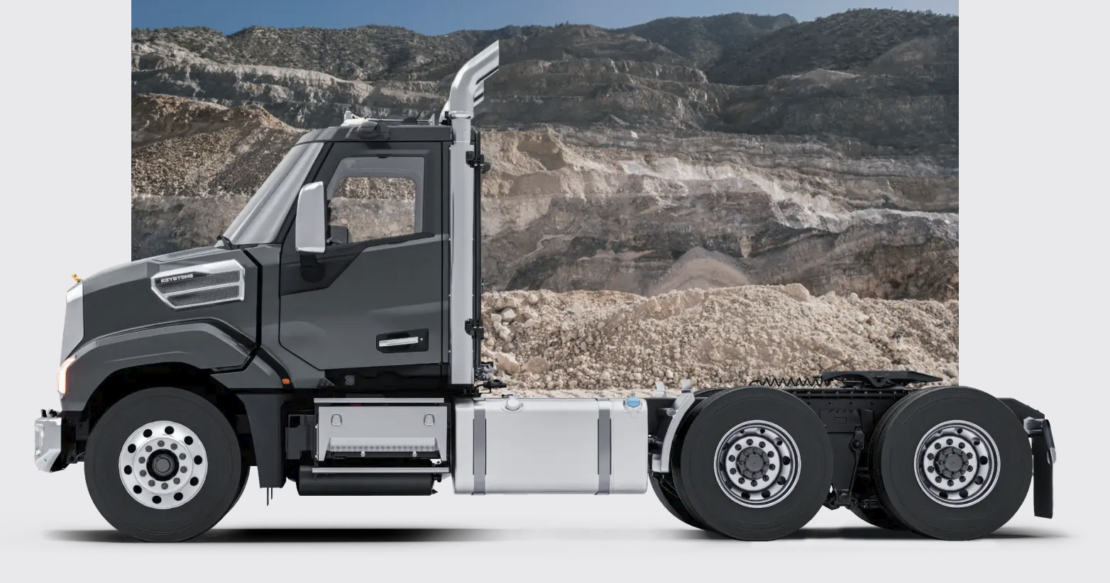 Meet the Keystone, Mack's rugged new Class 8 vocational tractor ...